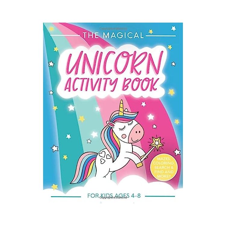 The Magical Unicorn Activity Book for Kids Ages 4-8: A Fun and ...