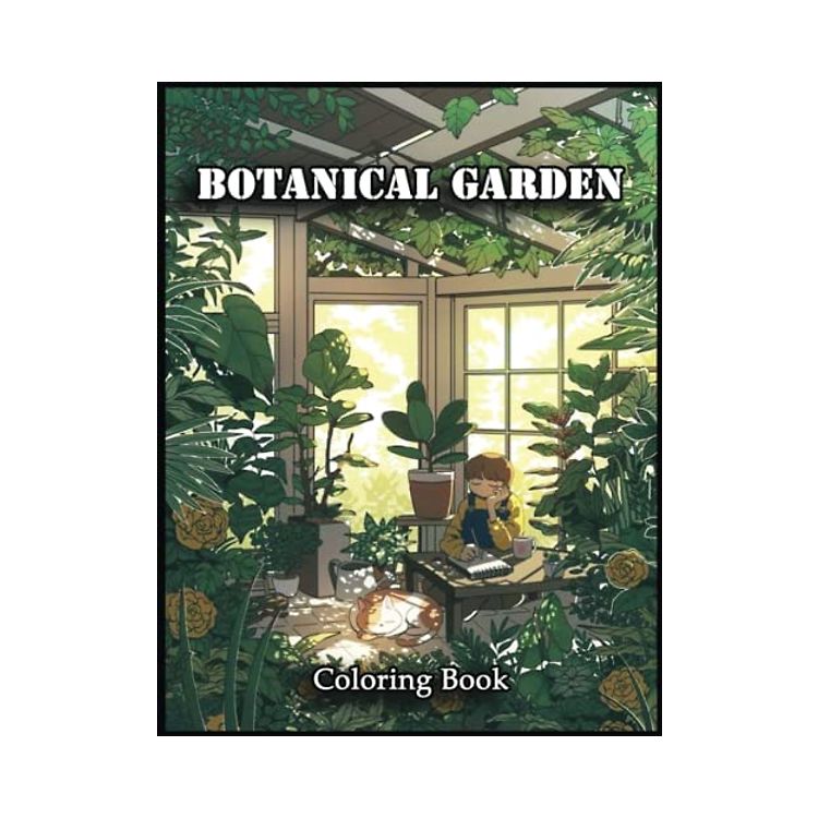 Botanical Garden Coloring Book: Transform Ordinary 110 Botanical Garden ...