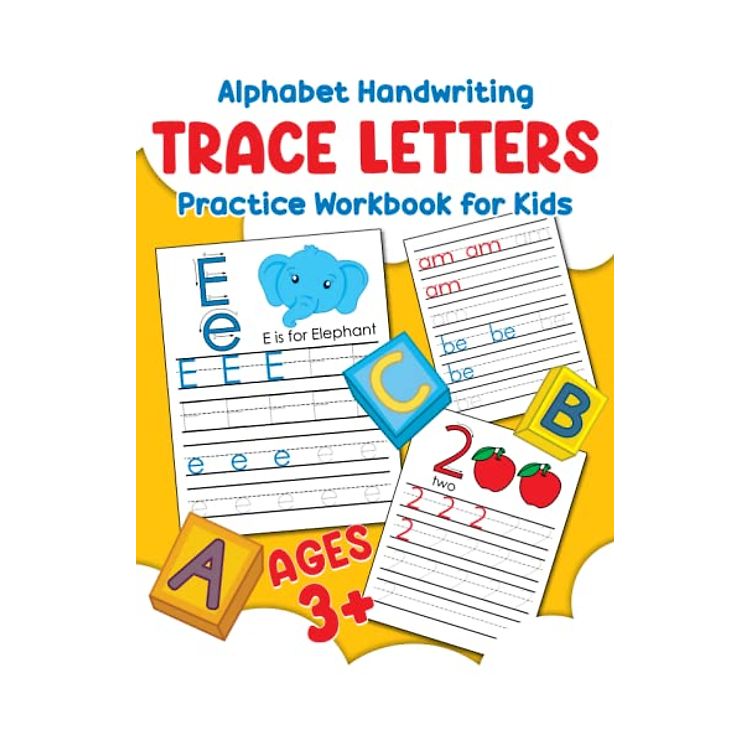Trace Letters: Alphabet Handwriting Practice Workbook for Kids ...