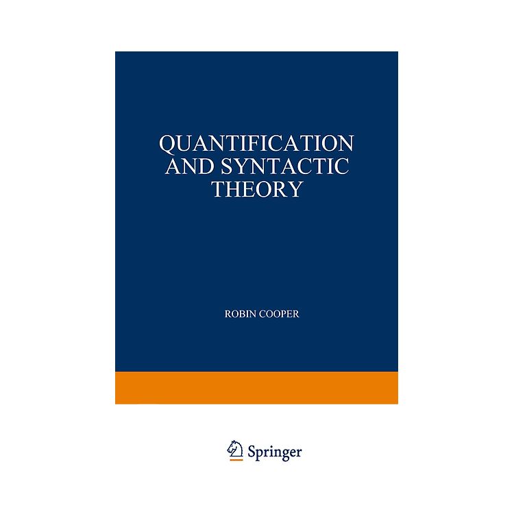 Quantification and Syntactic Theory gebraucht kaufen