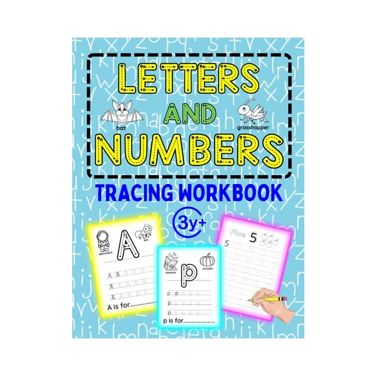 Letters and Numbers Tracing Workbook: Early Learning - Preschool ...