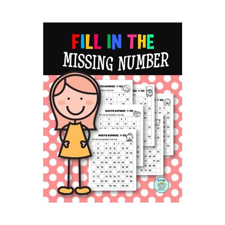 Fill In The Missing Number: One hundred Chart Activity Learning ...